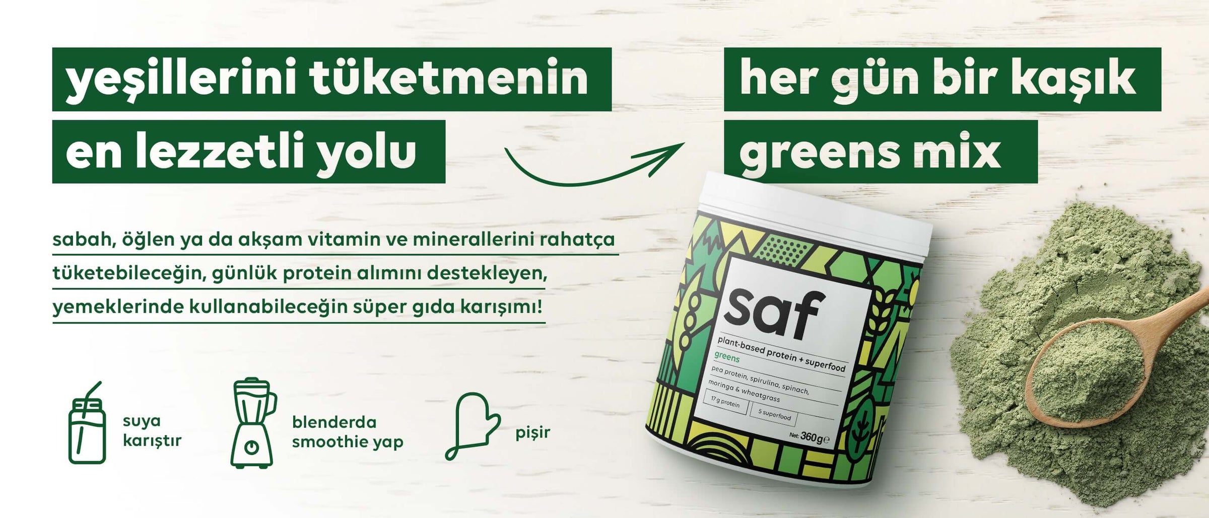 Saf Nutrition | Saf. Doğal. Olduğu gibi.